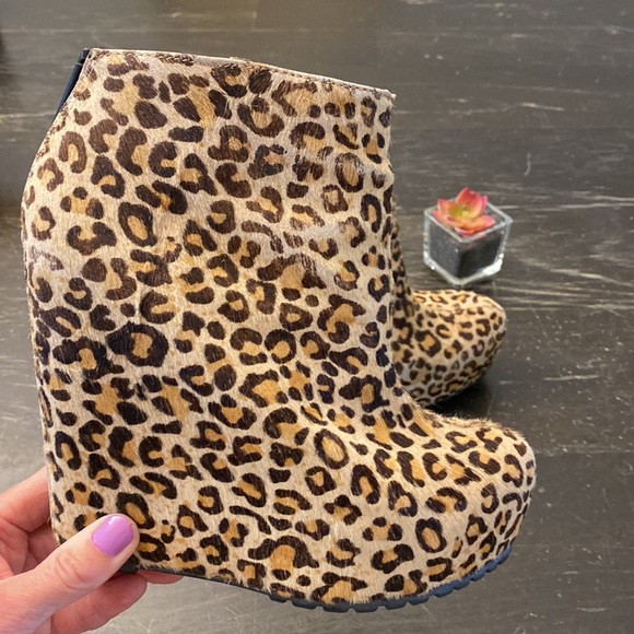 Matiko | Shoes | Matiko Animal Print Leopard Platform Hidden Wedge ...